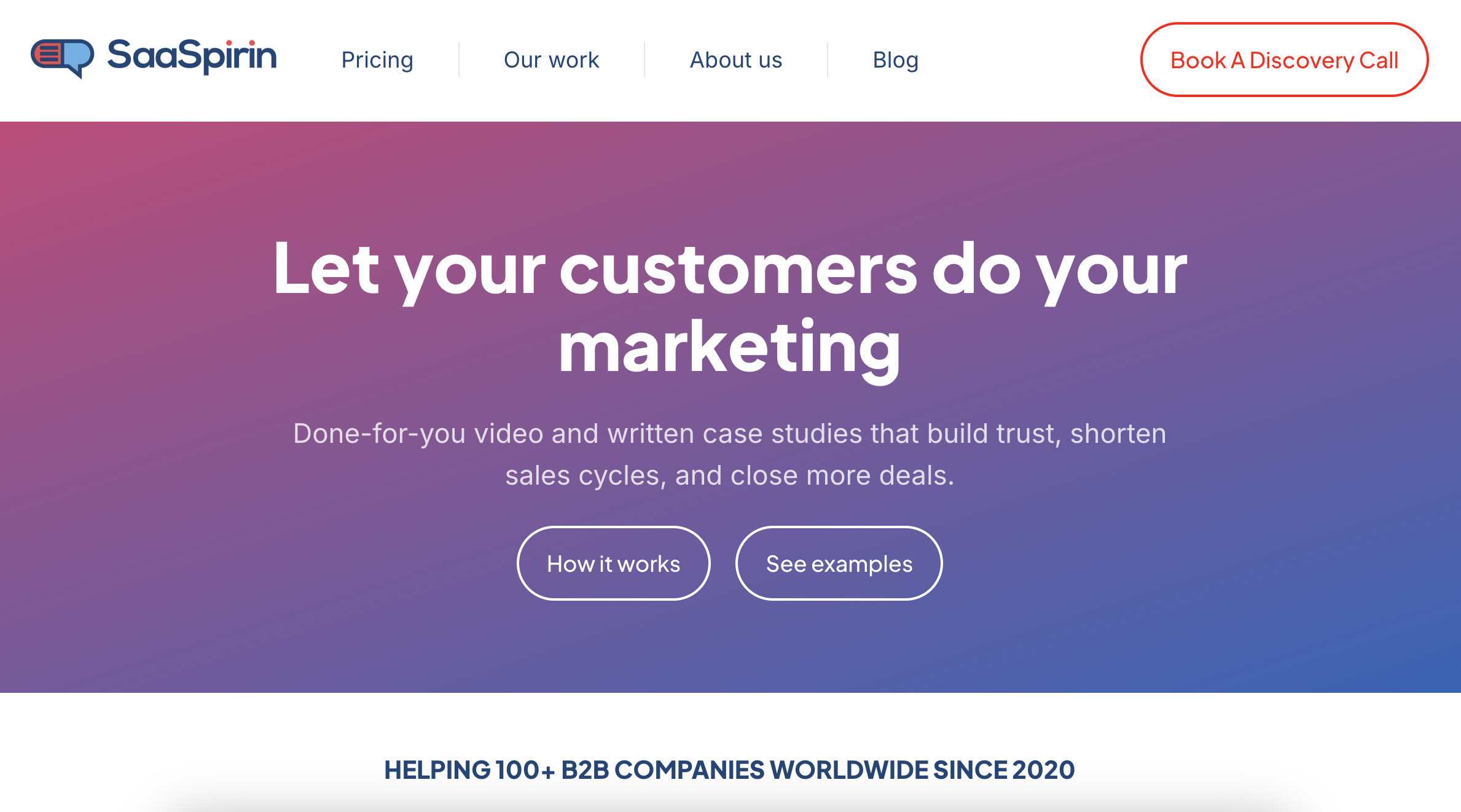 SaaSpirin: Video & Written Case Studies That Sell